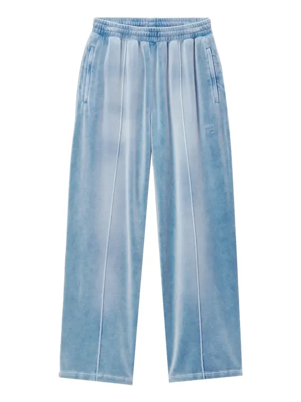 Alexander Wang Velvet Track Pants - Blue