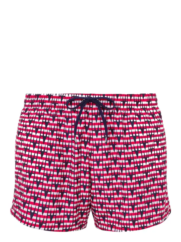 Moschino Patterned Swim Shorts - Blue