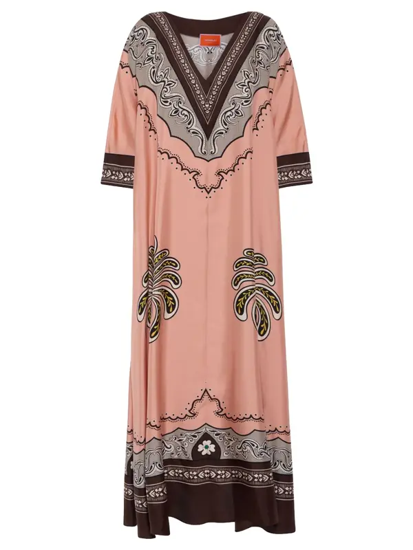 La DoubleJ Muumuu Maxi Dress - Pink