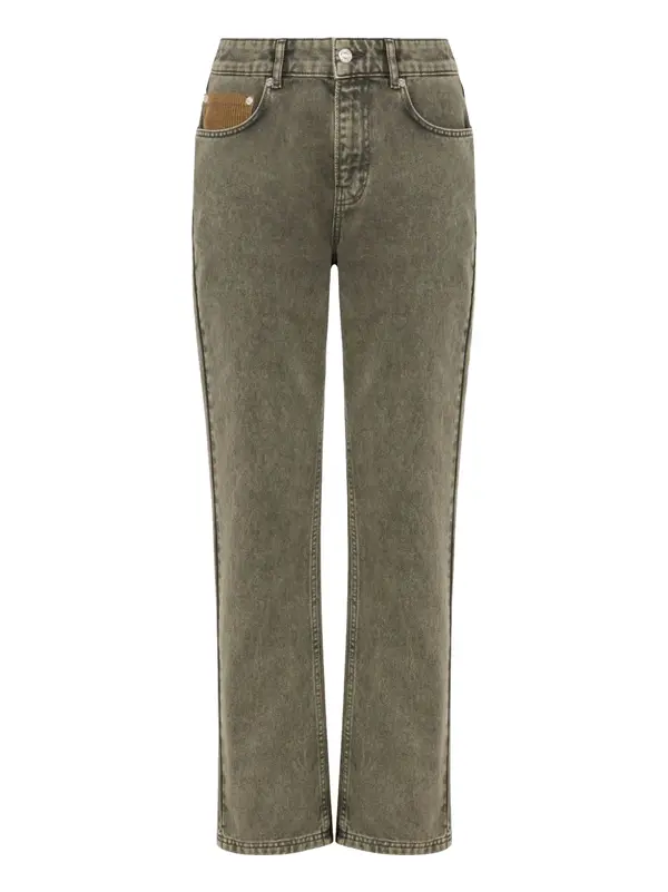Moschino Flared Cropped Jeans - Grey