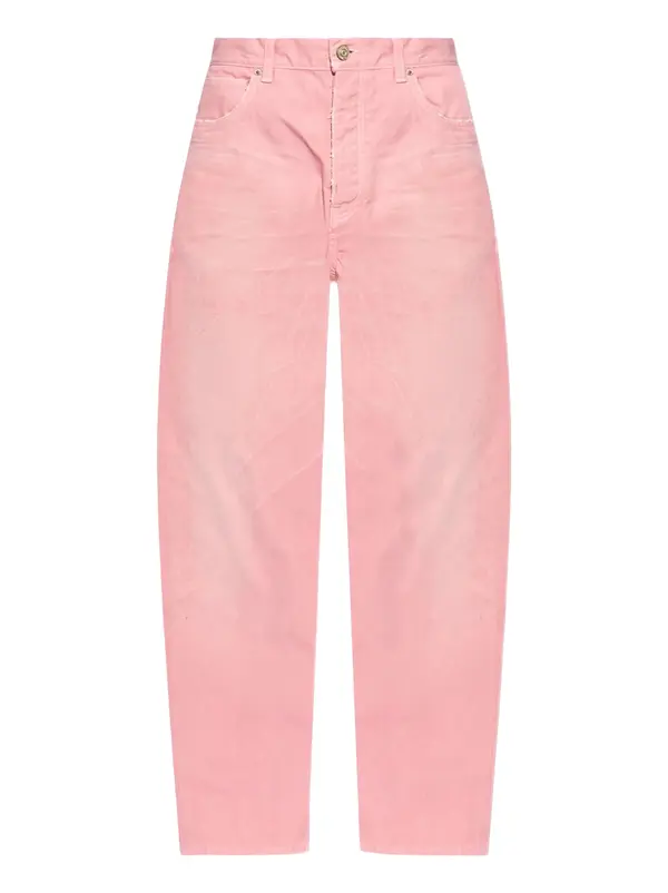 Balenciaga Wide-leg Jeans - Pink