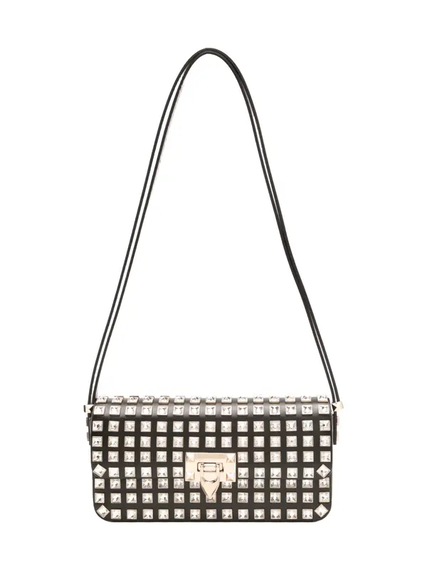 Valentino Garavani Rockstud Shoulder Bag - Black