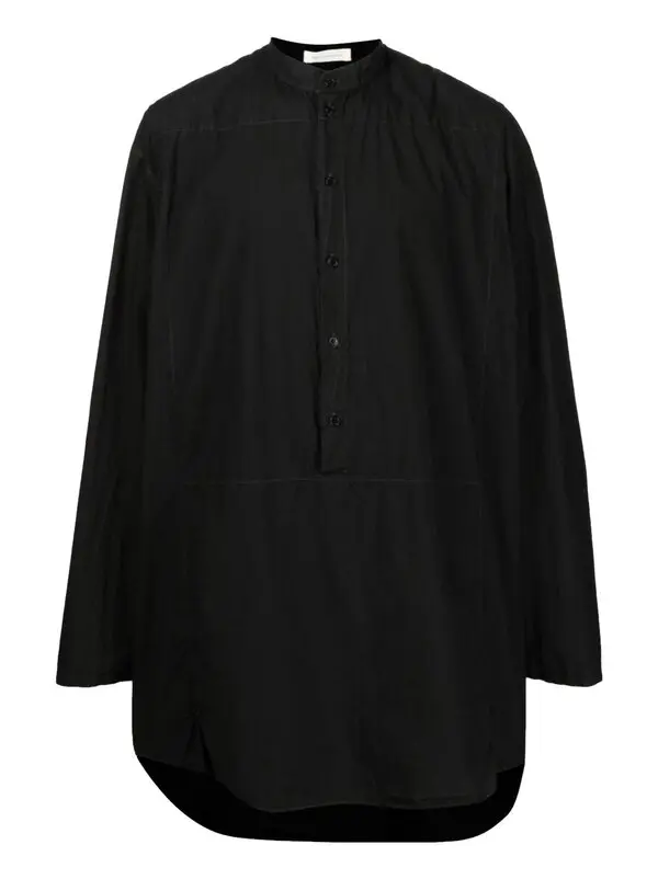 NICOLAS ANDREAS TARALIS Cotton Shirt - Black