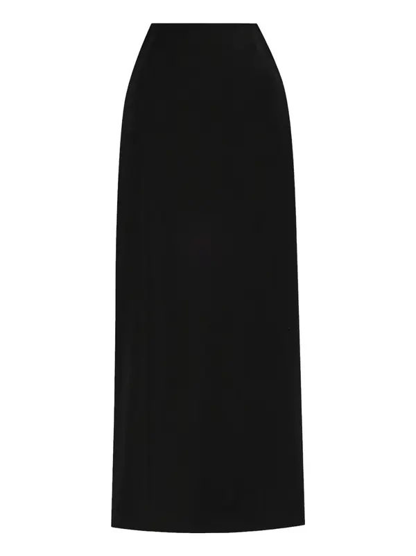 Balenciaga Wool Maxi Skirt - Black