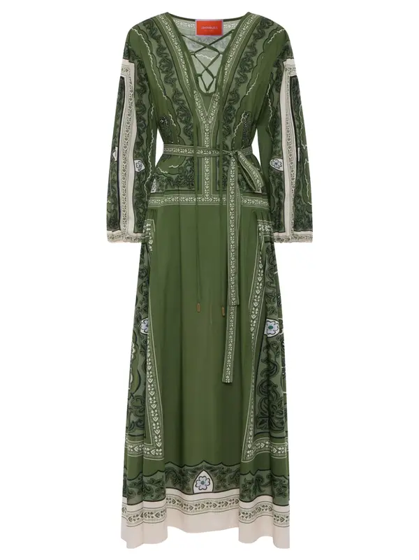 La DoubleJ Viviana Maxi Dress - Green