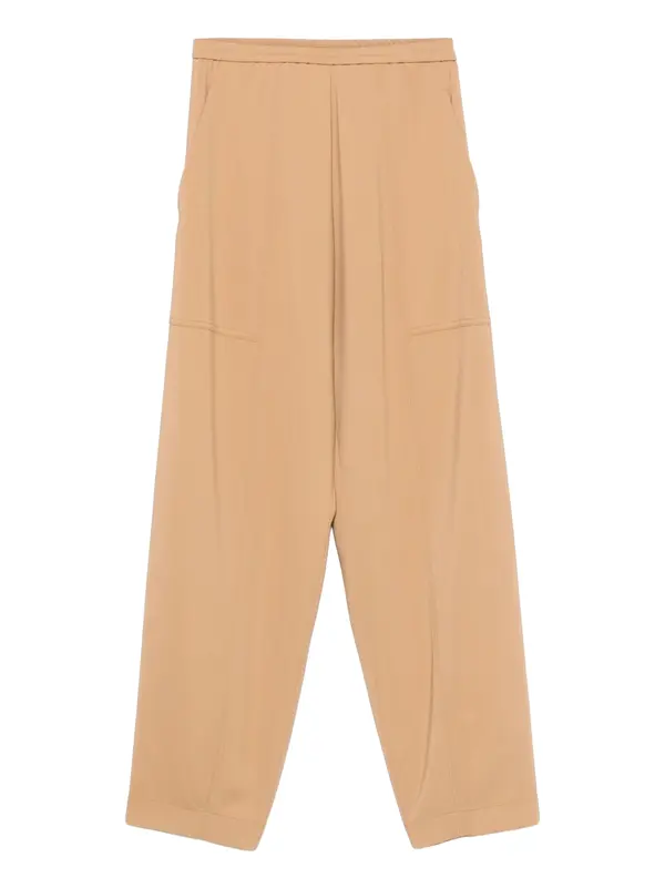 FORTE_FORTE Tapered-leg Trousers - Brown