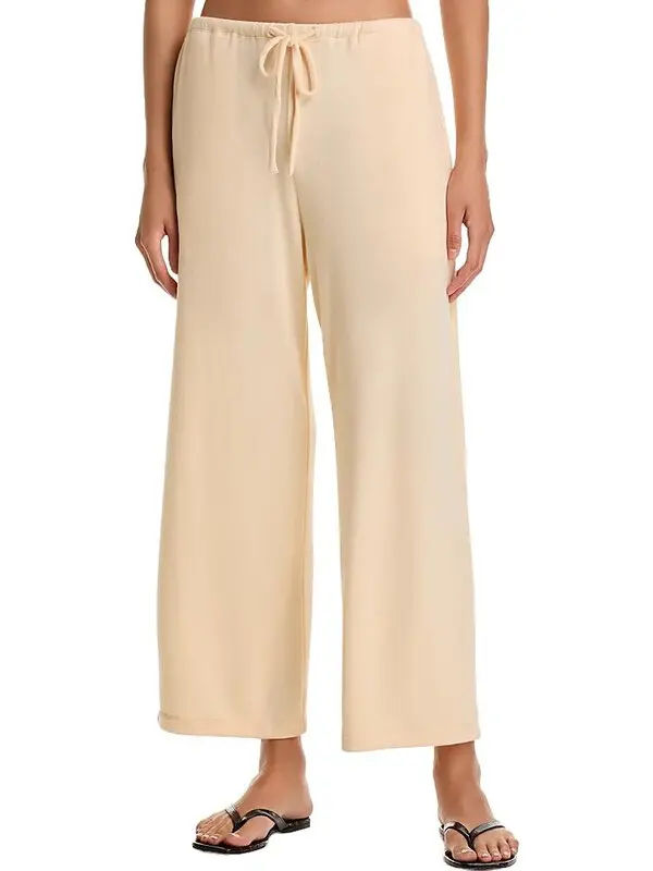 LESET Lauren Drawstring Pants - Vanilla