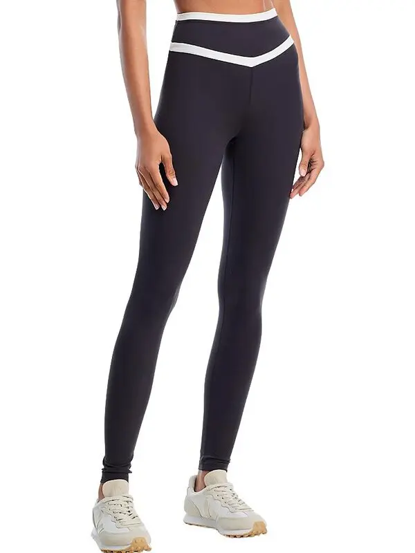 Splits59 Mason High Waist Rigor Full Length Leggings - Graphite/white