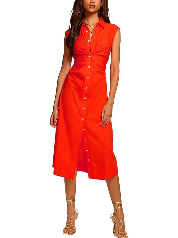 Ramy Brook Mihal Midi Dress - Bright Lily