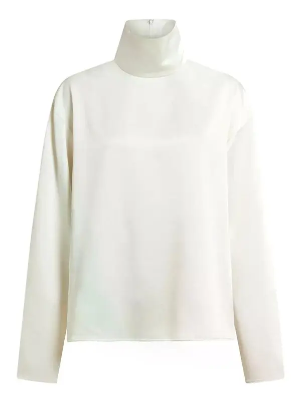 16Arlington Olall Satin Top - White