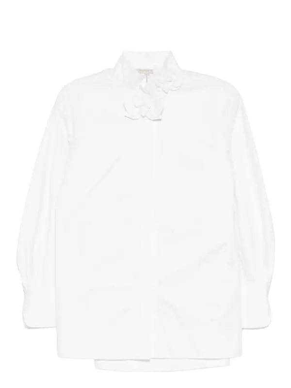 Shiatzy Chen Flower-embellished Shirt - White