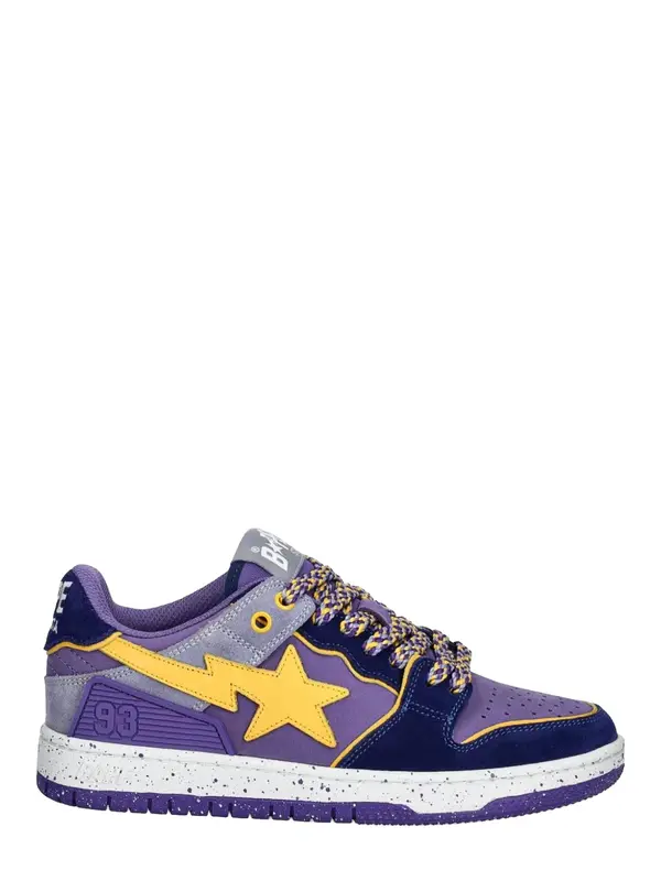 A BATHING APE Sk8 Sta #4 Sneakers - Purple