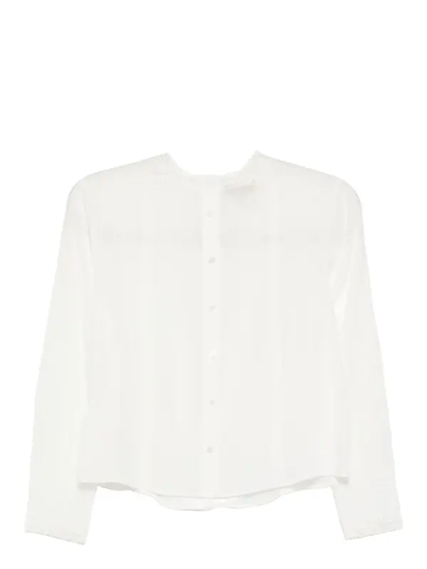Shiatzy Chen Chiffon-embroidered Top - White