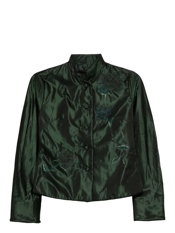 Shiatzy Chen Libre Collection Mandarin Collar Jacket - Green