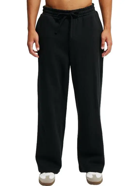 COTTON ON Super Baggy Track Pant - Black