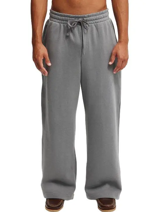 COTTON ON Super Baggy Track Pant - Slate Stone