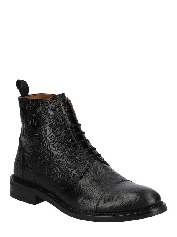 Taft The Rome Leather Boots - Black