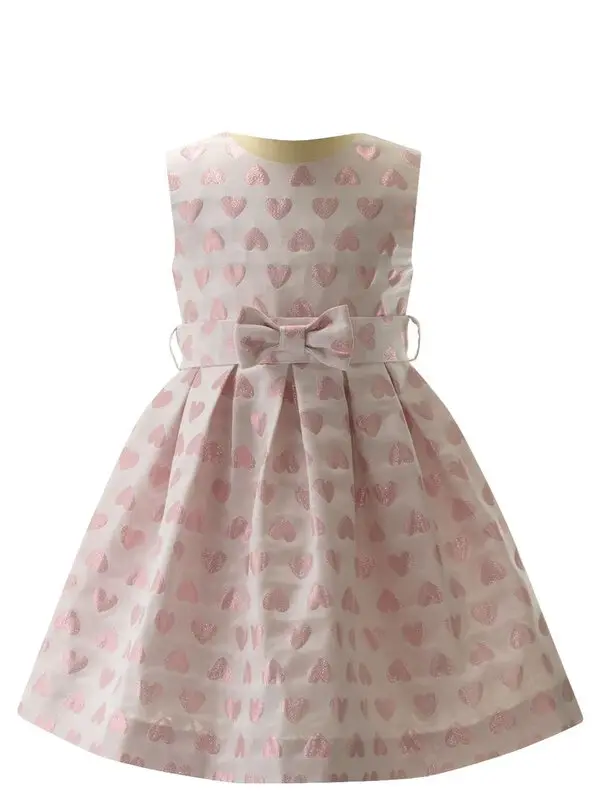 RACHEL RILEY Sleeveless Heart Damask Dress - Pink