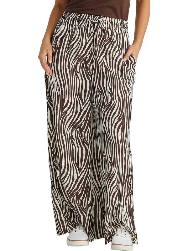 BRAVE+TRUE Liza Stripe Wide Leg Pants - Zigby