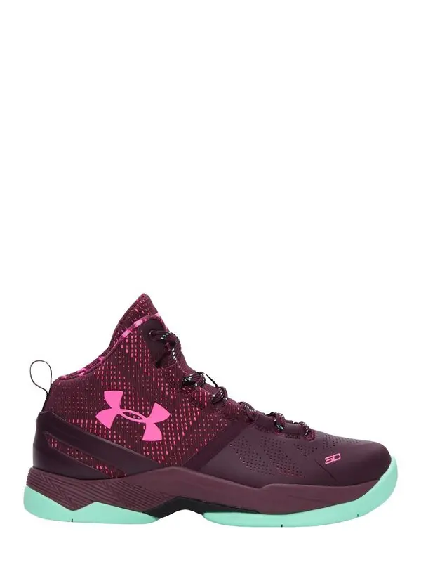 Under Armour Curry 2 Sneakers - Dark Maroon/antifreeze/mojo Pink