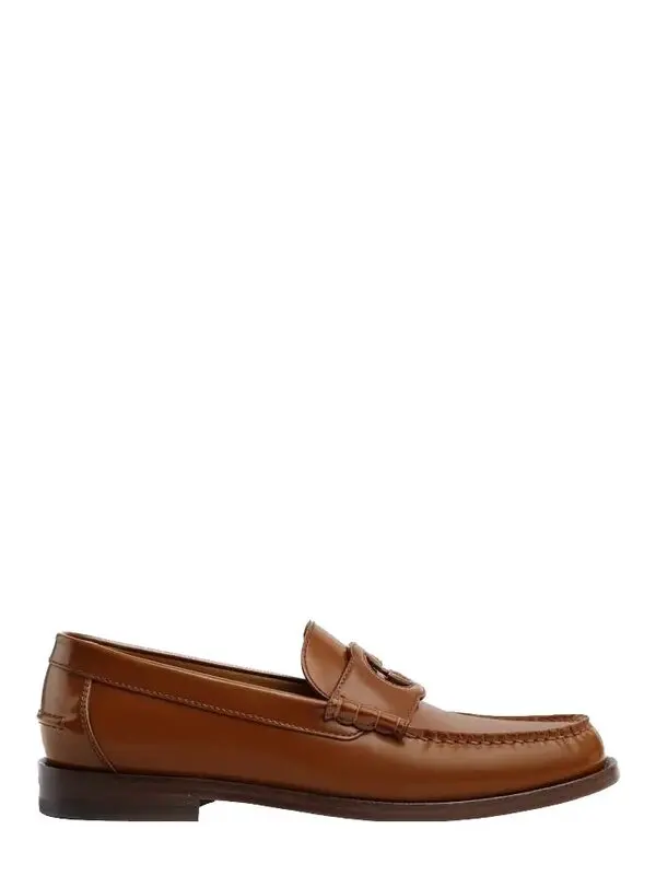 Gucci Interlocking G Low-top Loafers - Brown