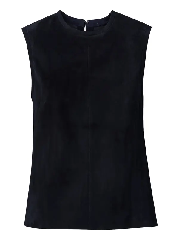 Stouls Miuccia Suede Tank - Blue