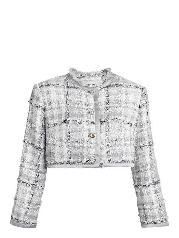 Dolce & Gabbana Rachel Check Tweed Jacket - Greycheck