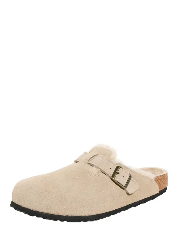 BIRKENSTOCK Boston Soft Footbed Clogs - Taupe