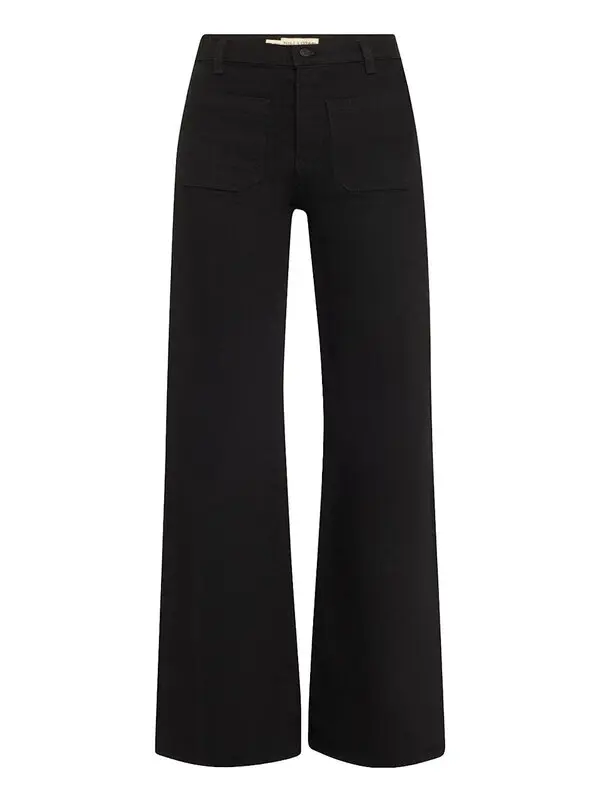 NILI LOTAN Florence Flare Jeans - Black