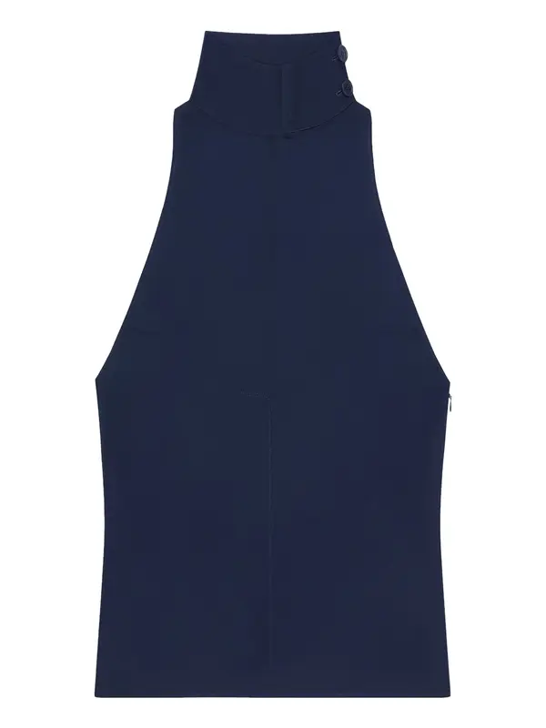 COURREGES Sleeveless Tank Top - Blue
