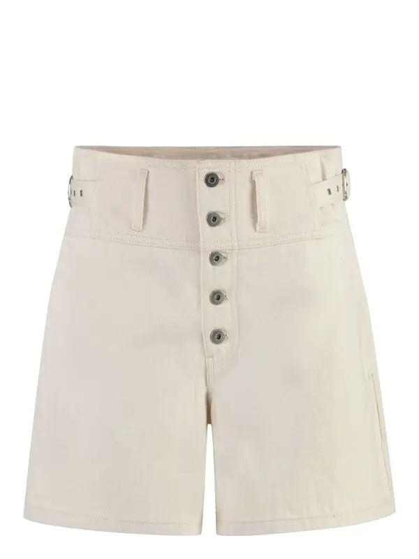 JIL SANDER Denim Shorts - Neutrals
