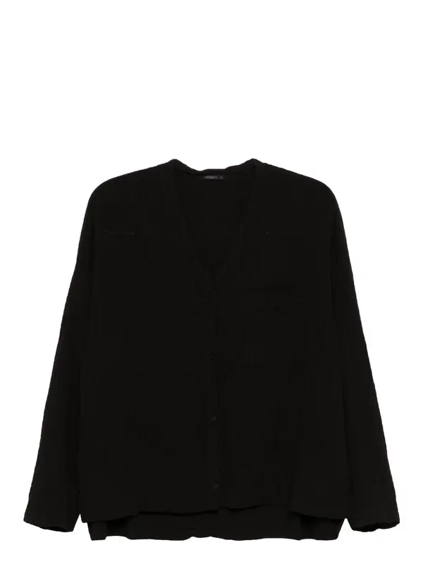 Transit V-neck Blouse - Black