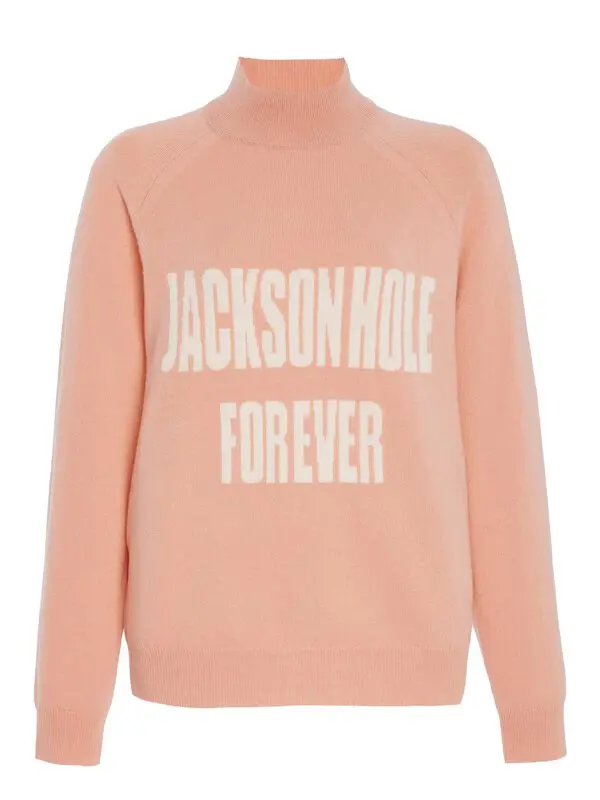 CHAMOIS Jackson Hole Cashmere Mock Neck Sweater - Pink