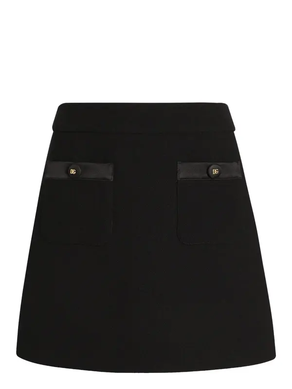 Dolce & Gabbana A-line Mini Skirt - Black