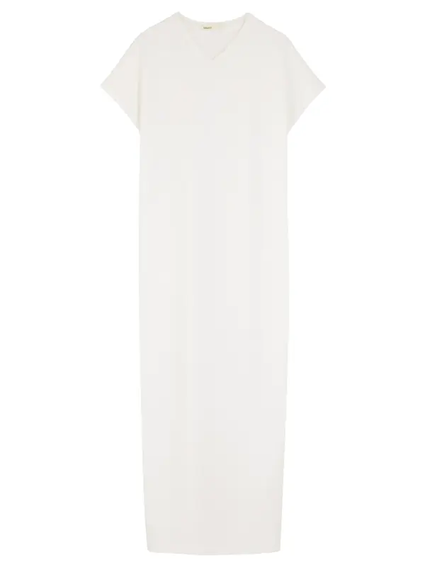 Khaite Verda Knitted Midi Dress - Ivory