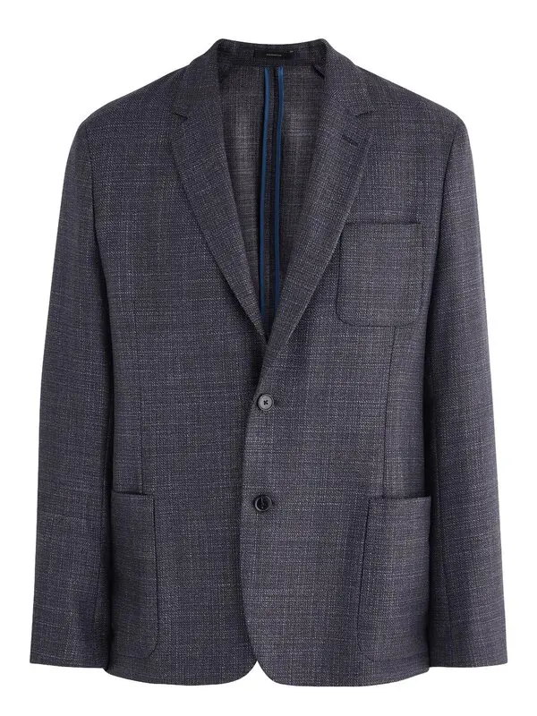 Paul Smith Wool-blend Blazer - Navy