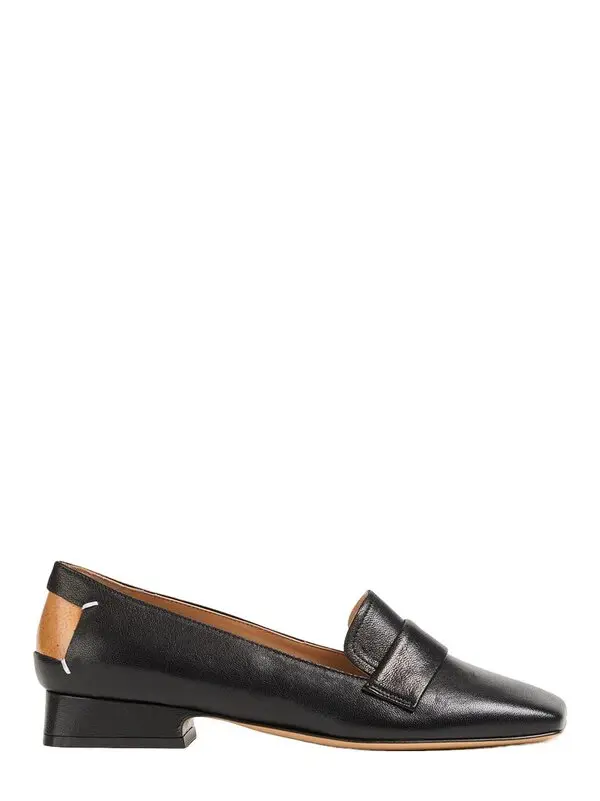 MAISON MARGIELA Leather Loafers - Black