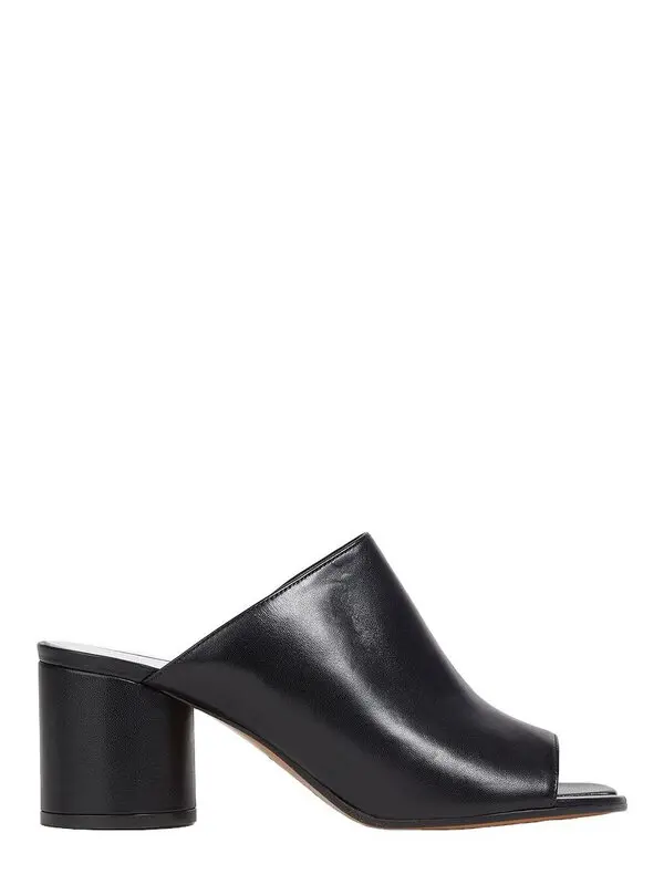 MAISON MARGIELA Tabi Leather Mules - Black