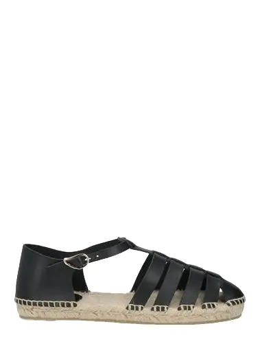 CastaÑer Ancient Greek Sandals X Espadrille - Black