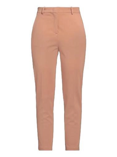 Pinko High Waisted Tapered Leg Cropped Pants - Camel
