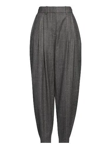 Stella McCartney Tapered Checked Tweed Pants - Black