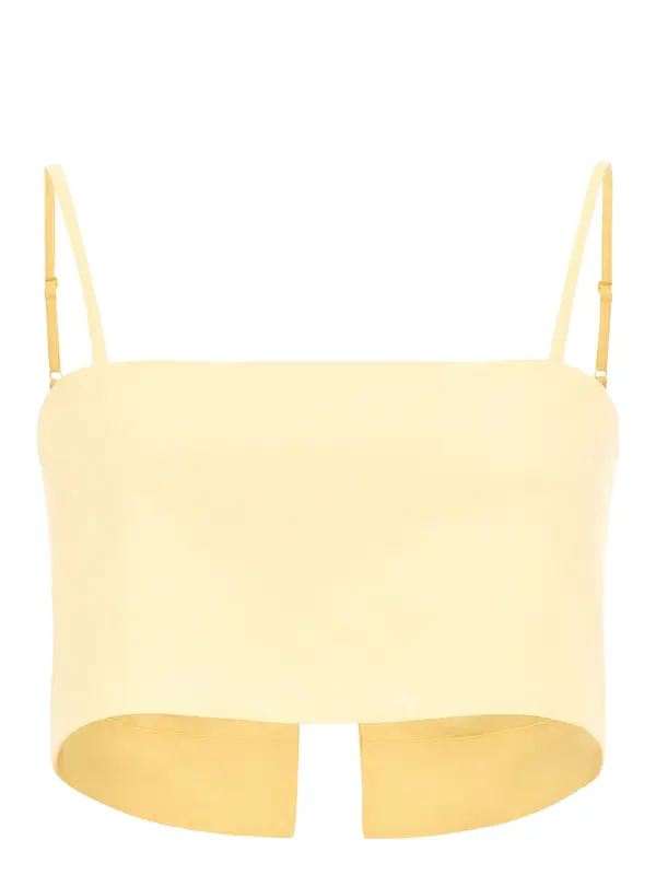 AZLEE Walton Crop Top - Yellow