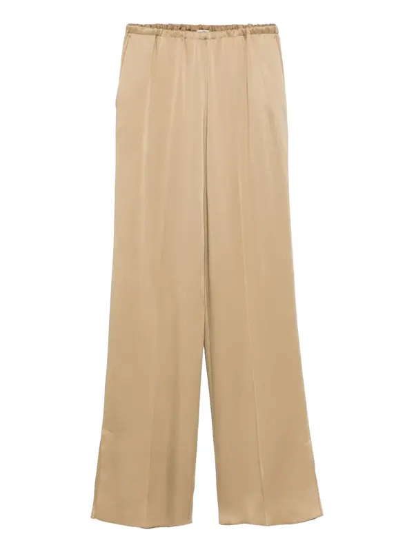 FORTE_FORTE Satin Trousers - Neutrals
