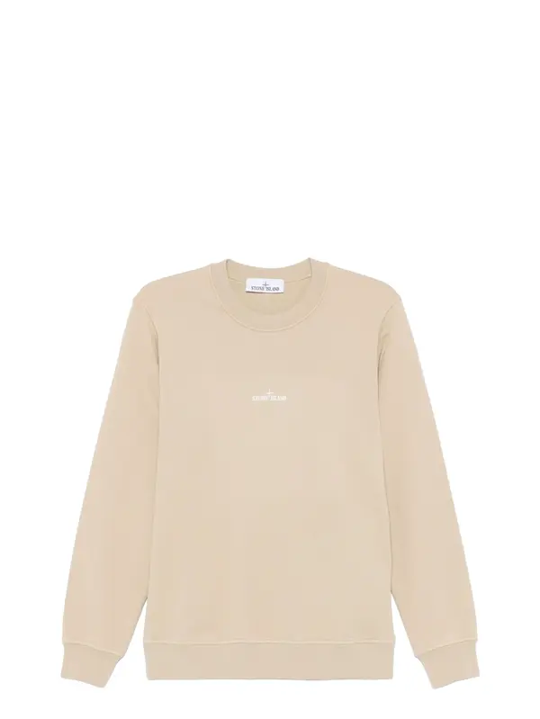 Stone Island Logo-print Sweatshirt - Neutrals