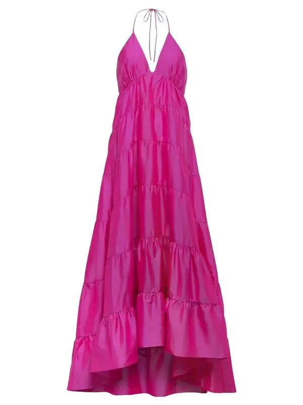 Azeeza Kitty Olesi Tiered Maxi Dress - Pink