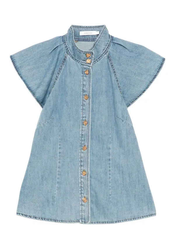 Zimmermann Crush Shirt - Blue