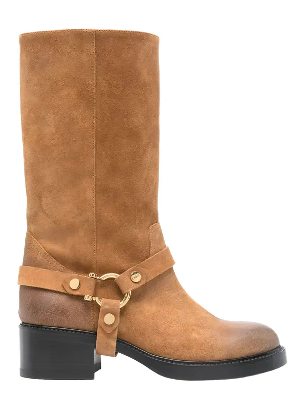 Chloé 40mm Dakota Boots - Brown