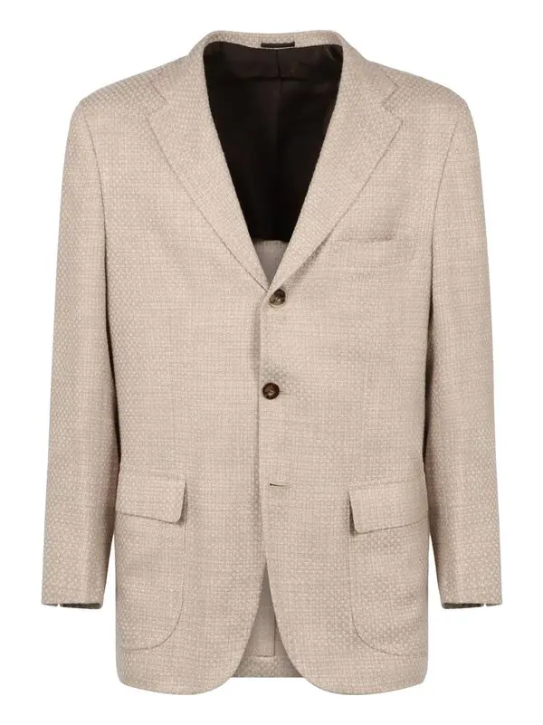Kiton Cashmere-wool Jacket - Neutrals