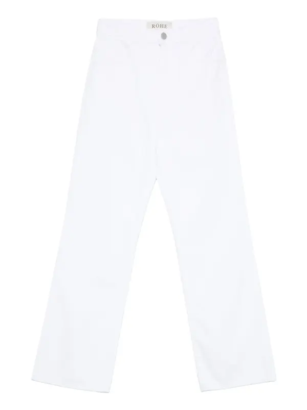 RÓHE Straight-leg Jeans - White