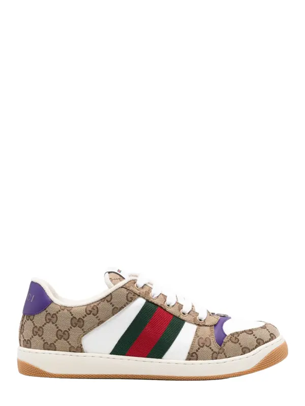 Gucci Screener Sneakers - White